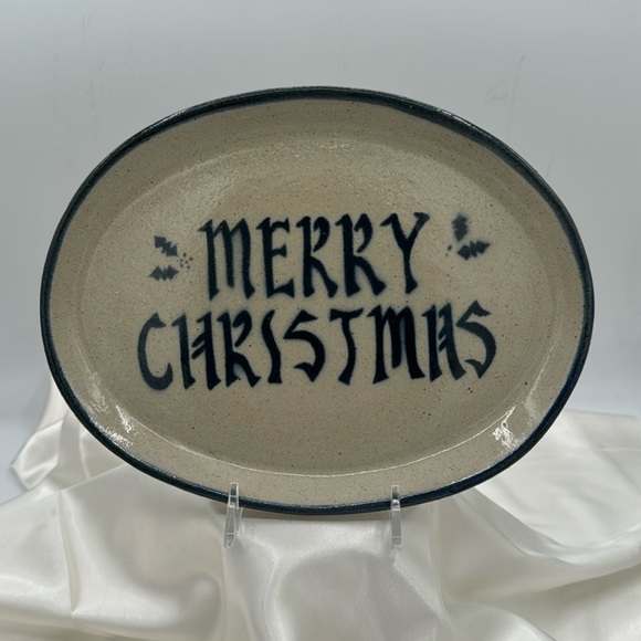 R Brinker | Dining | Brinier Pottery Christmas Tray | Poshmark